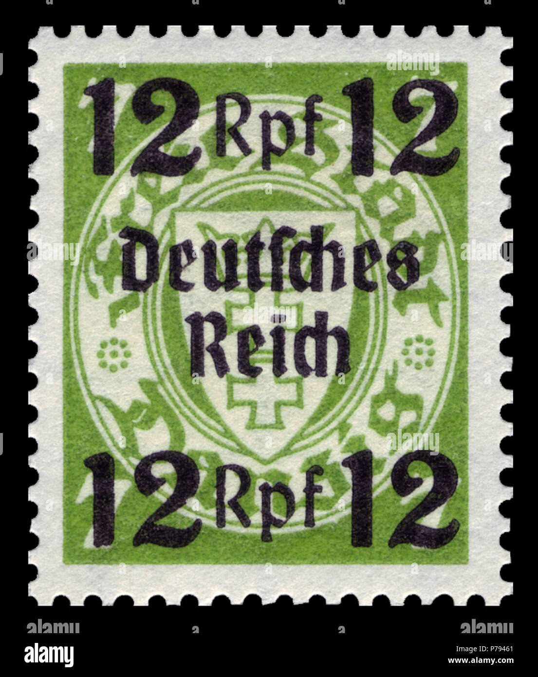 Stamp Description Briefmarkenbeschreibung Deutsch Danziger stamp-description-briefmarkenbeschreibung-deutsch-danziger