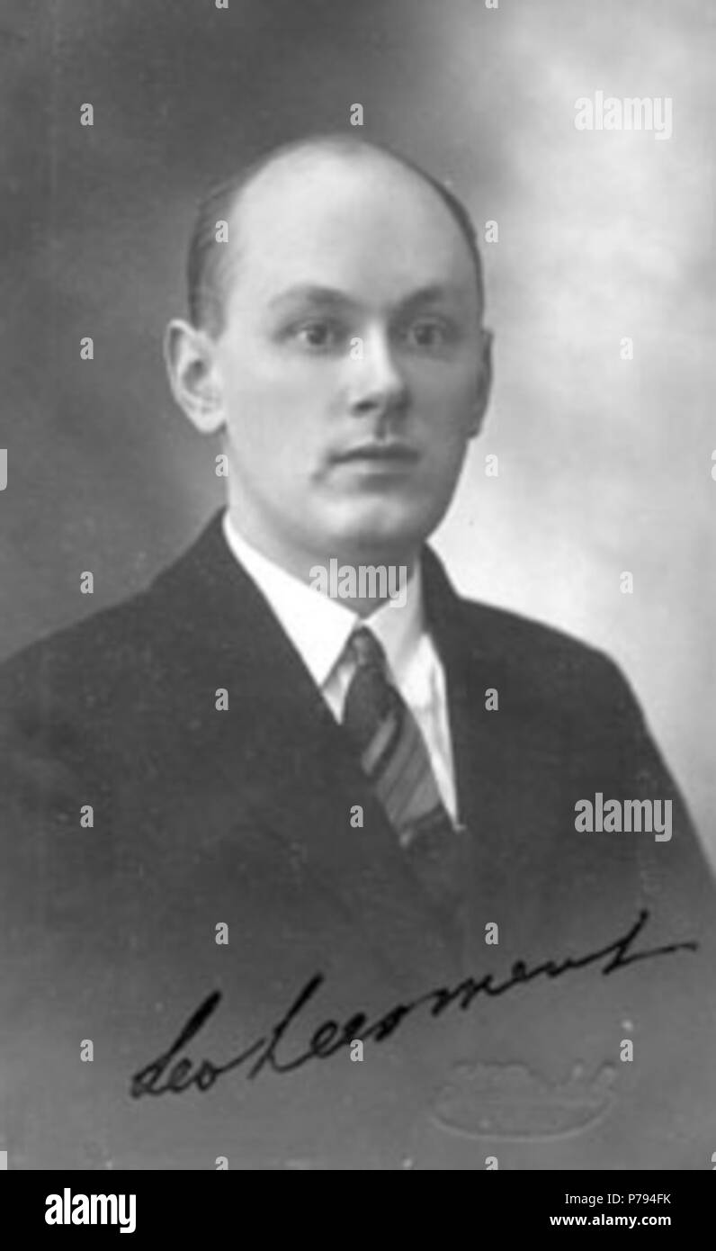 Eesti: Leo Leesment, eesti õigusteadlane . circa 1930 4 Leo Leesment ...