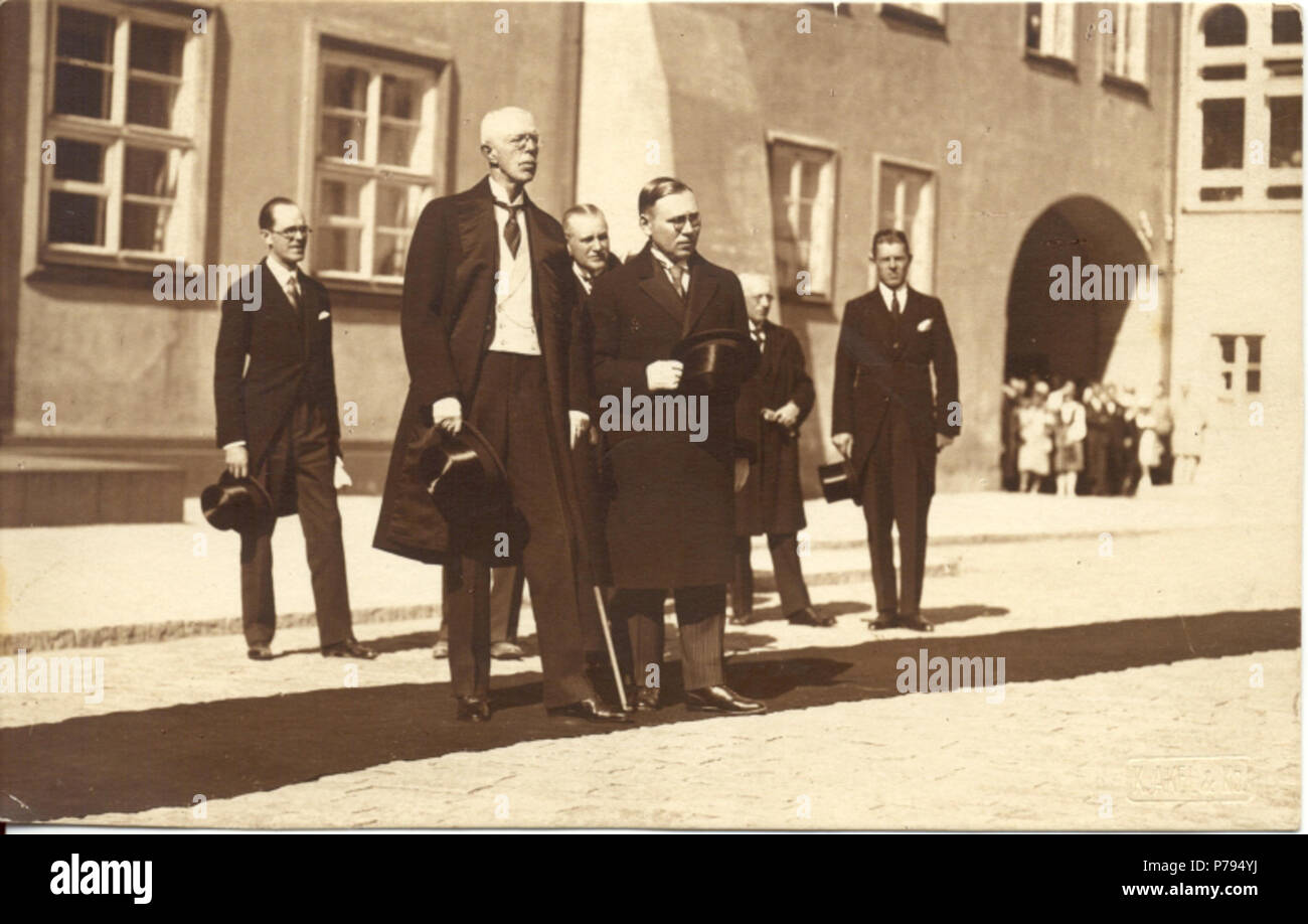 Eesti: Rootsi kuningas Gustav V Tallinnas . 1929 6 Rootsi kuningas ...