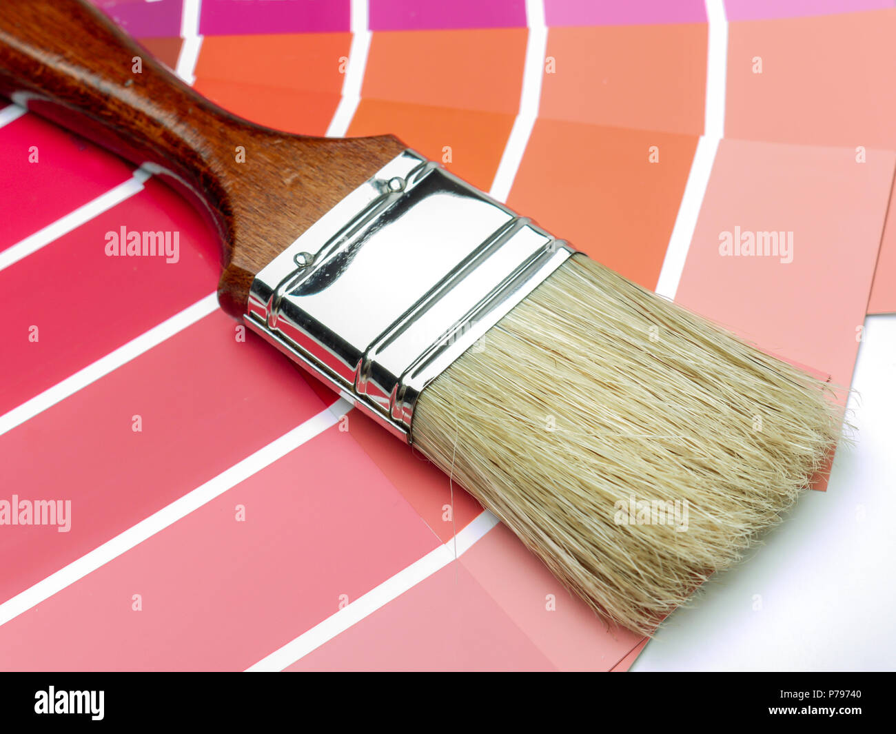 Paint swatches and brush hi-res stock photography and images - Alamy