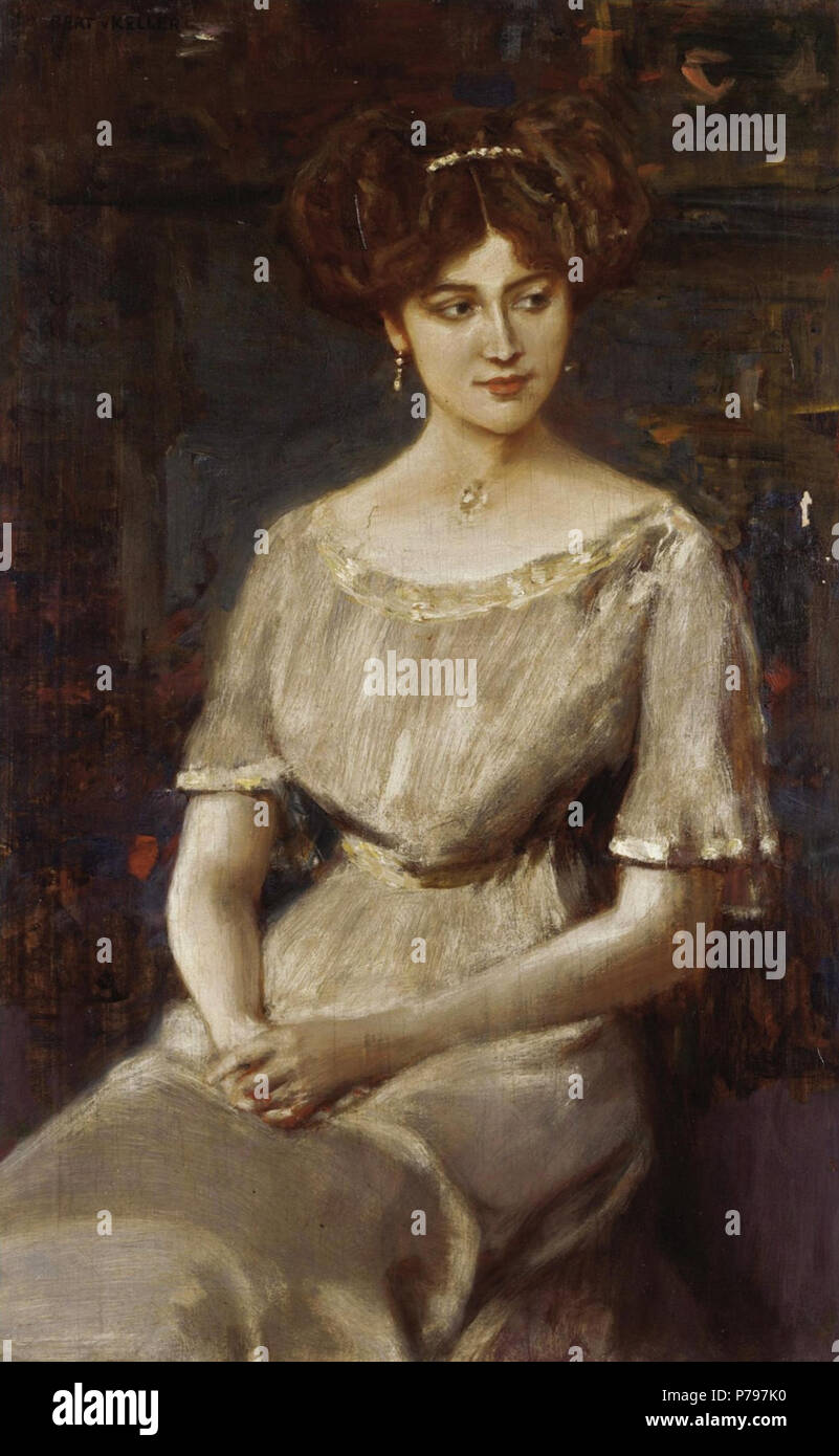 . Albert von Keller: Portrait of Elisabeth von Wichmann Unknown date 6 ...