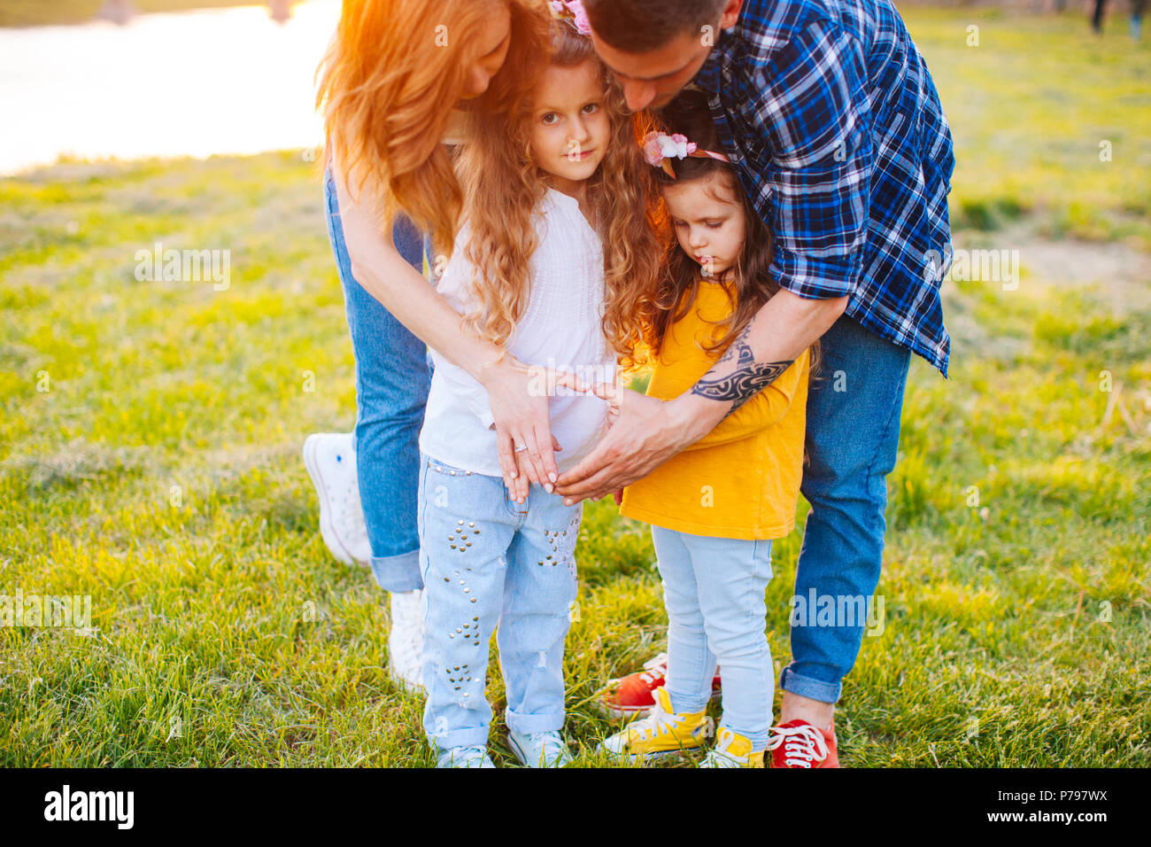 Concept of family unity Stock Photo - Alamy