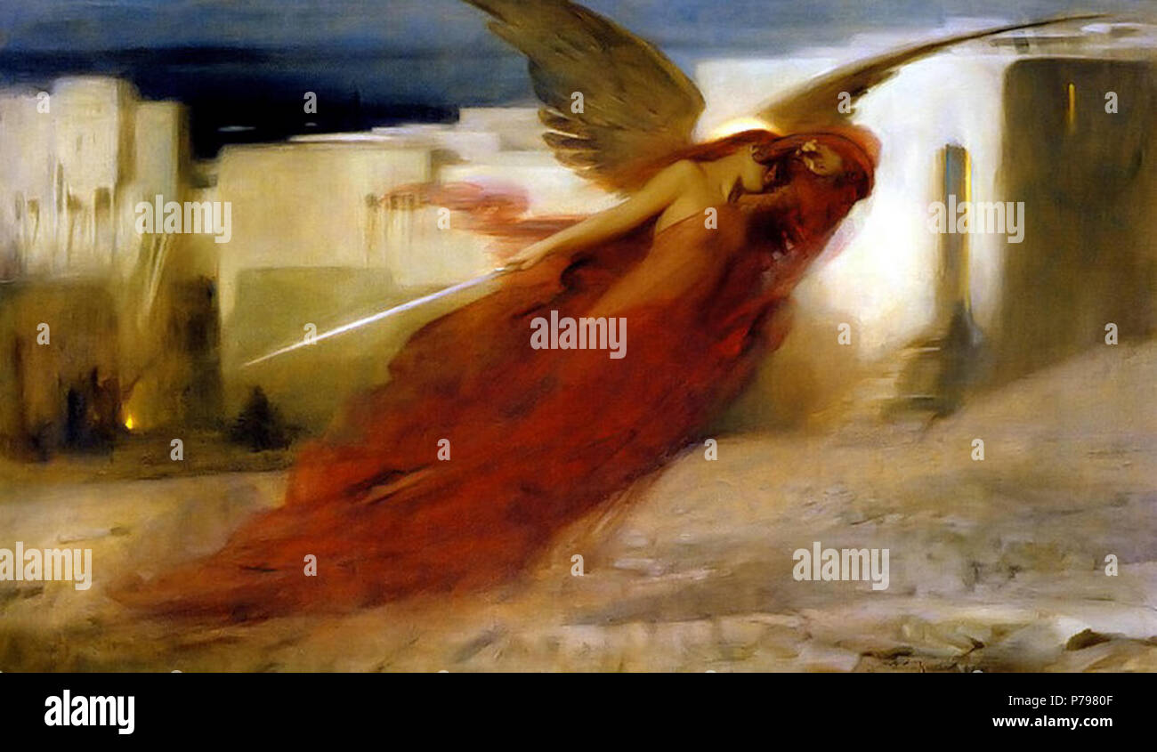 . English: And There Was a Great Cry in Egypt : . English: A painting ...