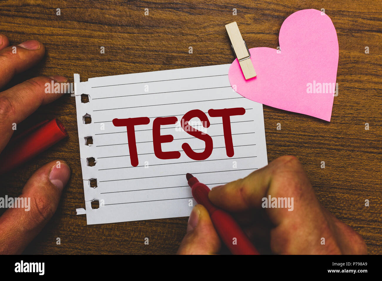 Writing note showing Test. Business photo showcasing Academic systemic ...