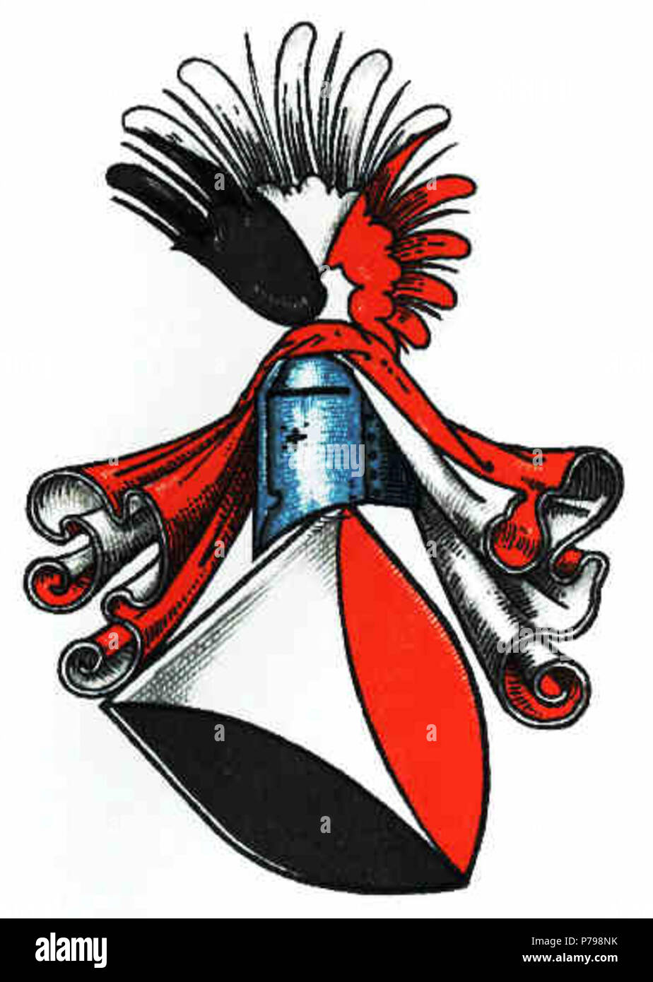 Wappen derer von Briesen . circa 1901 12 Briesen-Wappen Stock Photo - Alamy