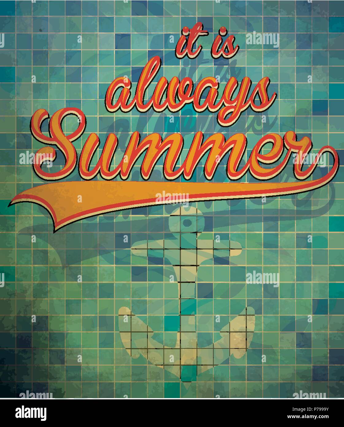 Summer Slogans Hand Drawn Calligraphy Summer Holidays And Beach