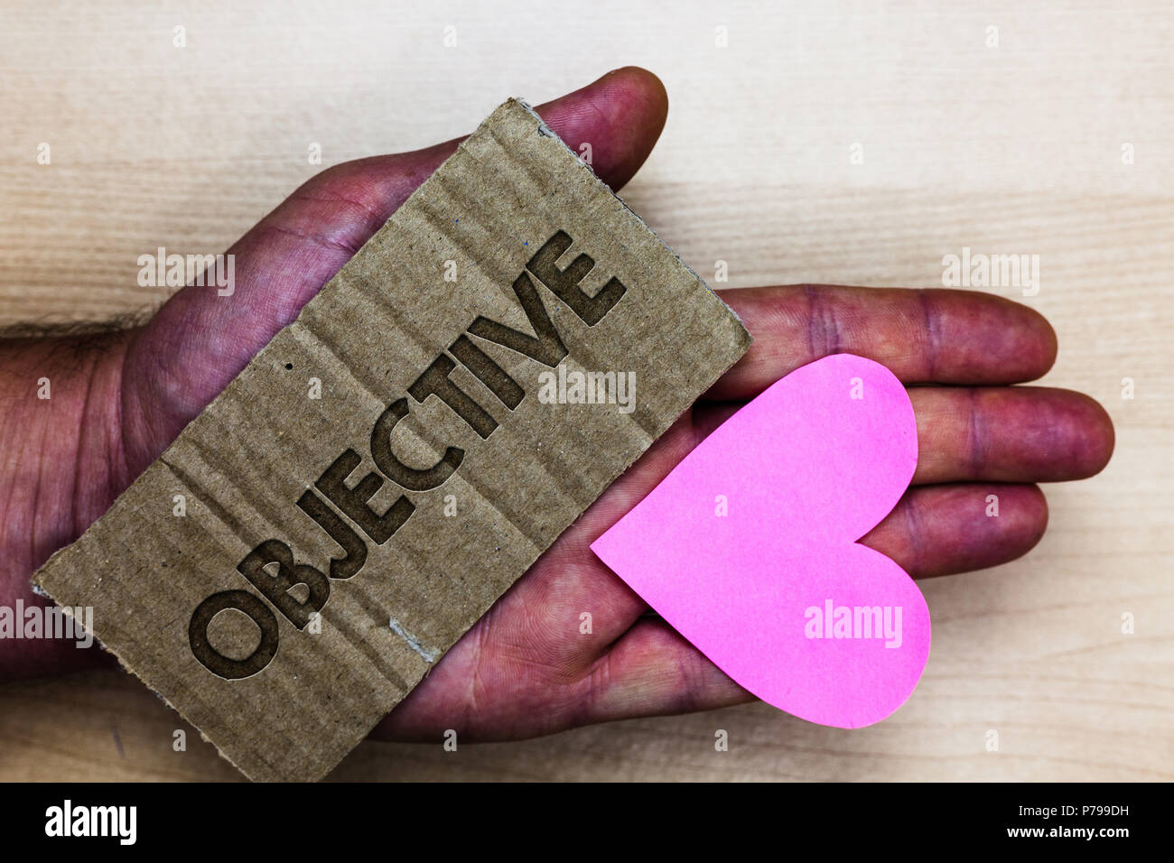 Conceptual hand writing showing Objective. Business photo text Goal ...