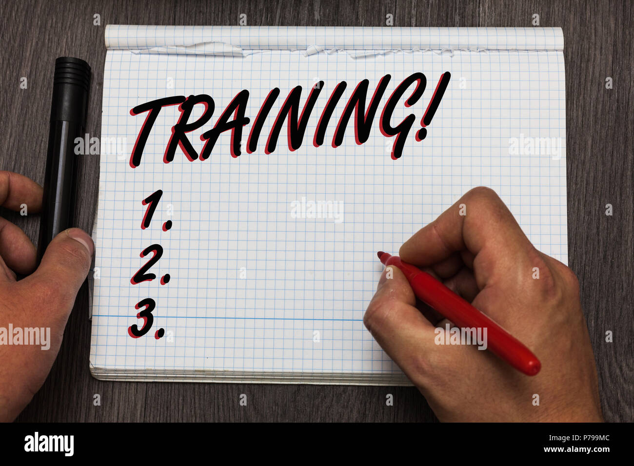 Handwriting text writing Training Motivational Call. Concept meaning ...