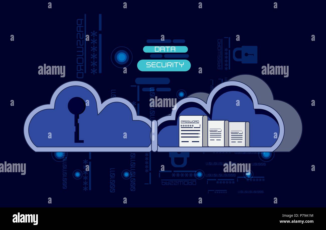 data security technology icons vector illustration design Stock Vector ...