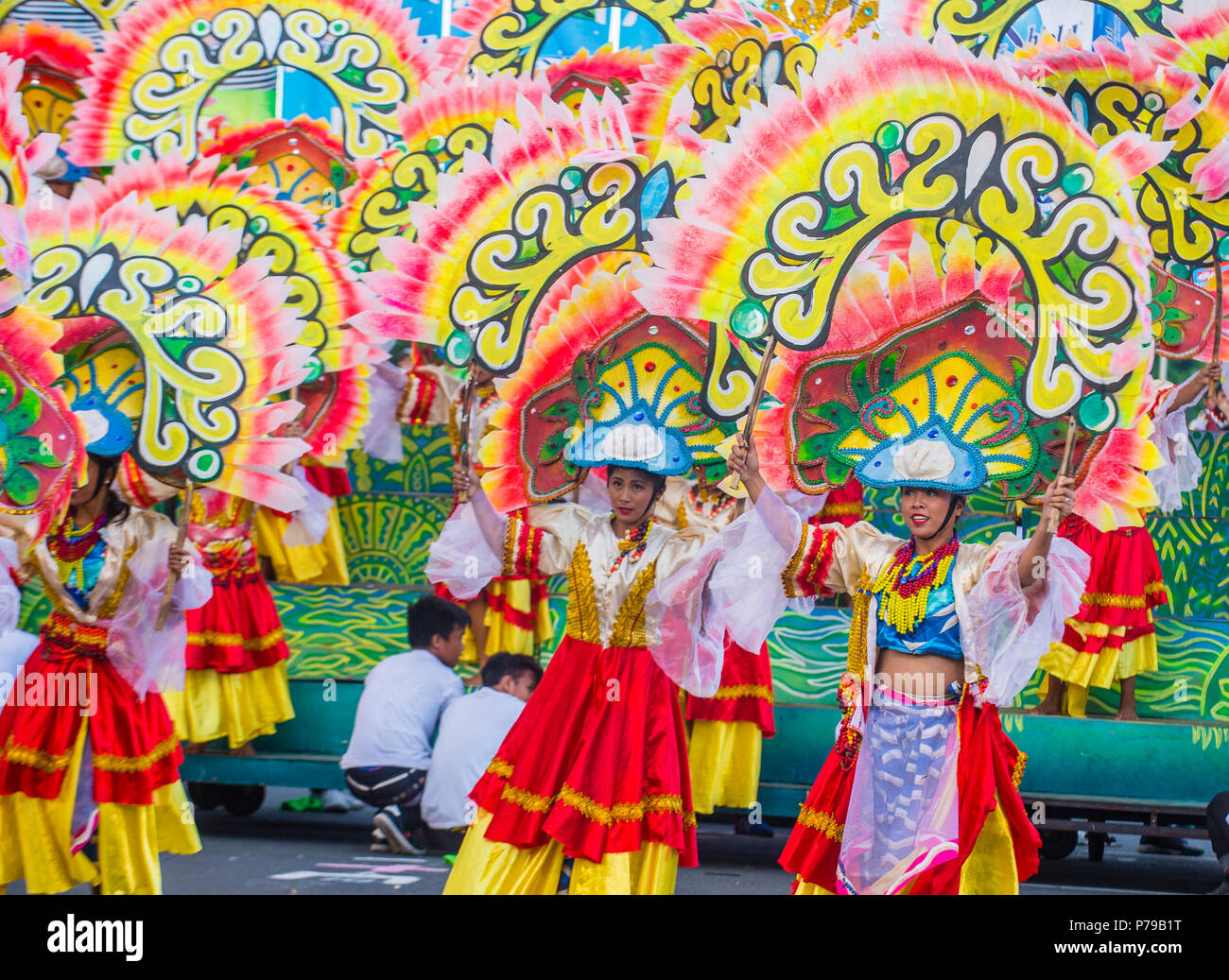 Participants in the Aliwan fiesta in Manila Philippines Stock Photo - Alamy