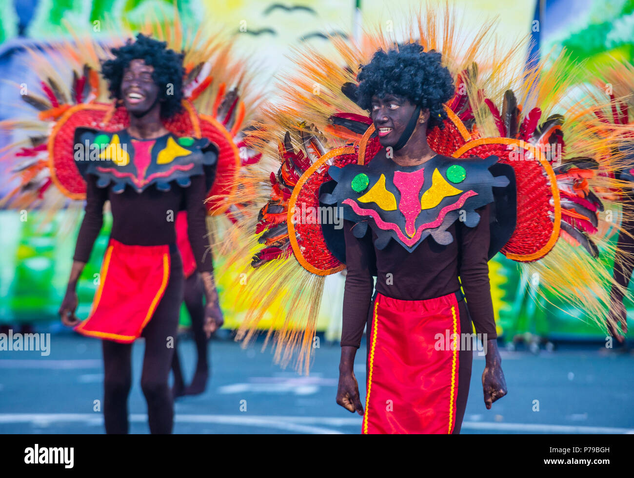 Participants in the Aliwan fiesta in Manila Philippines Stock Photo - Alamy