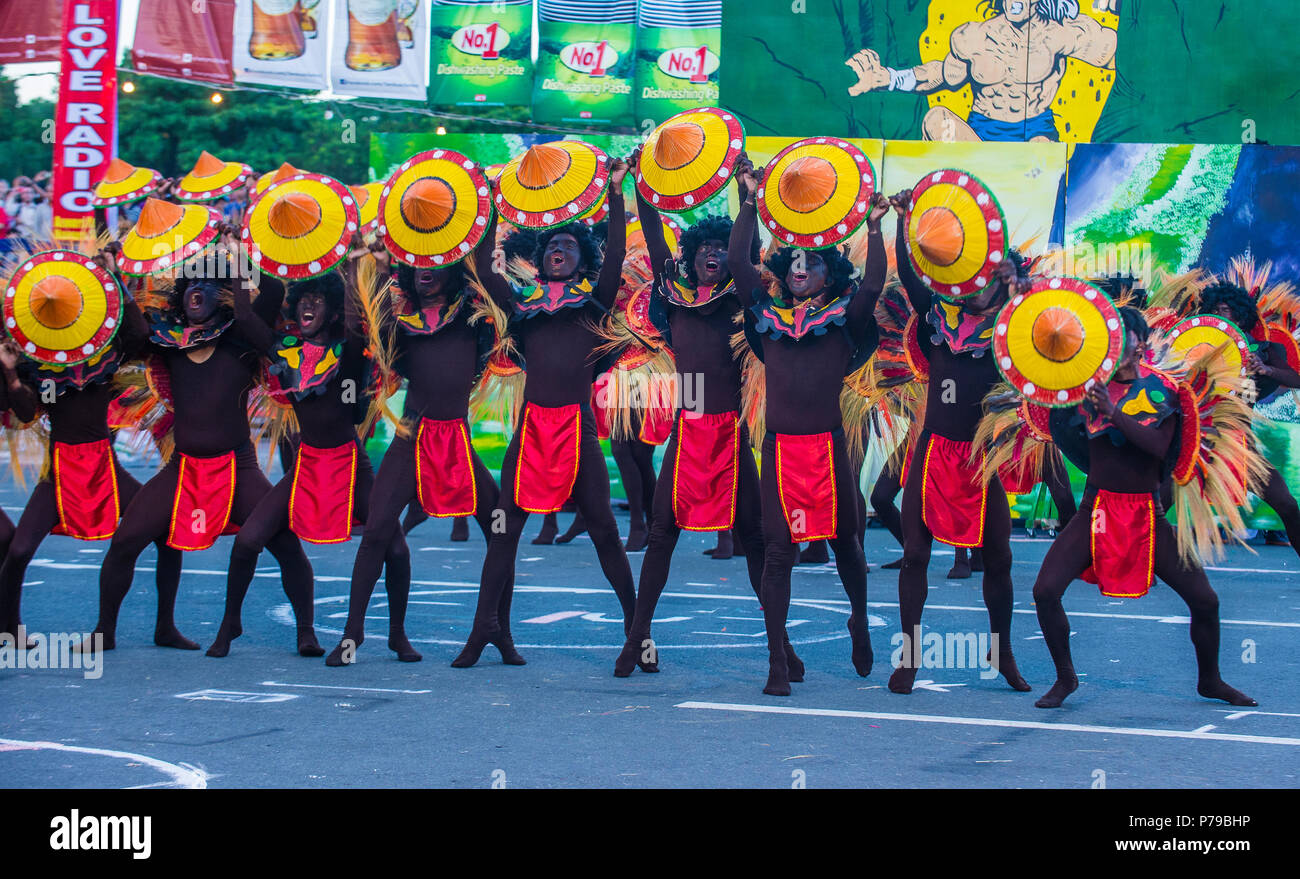 Participants in the Aliwan fiesta in Manila Philippines Stock Photo - Alamy