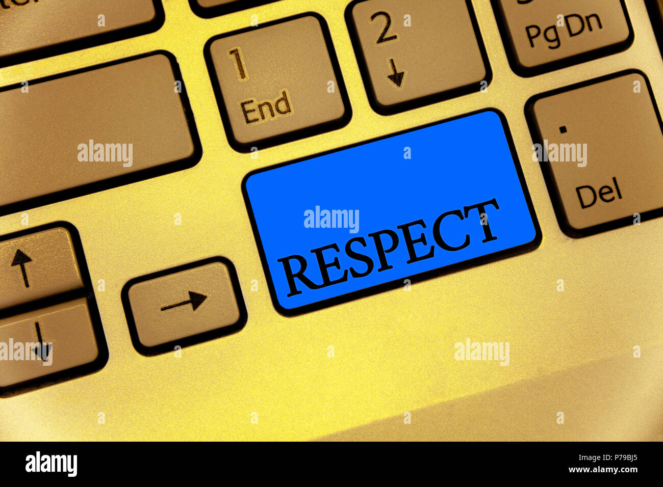 Writing note showing Respect. Business photo showcasing Feeling of deep ...