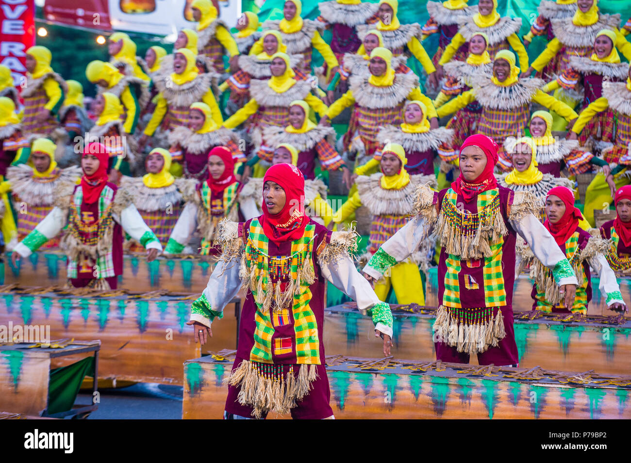 Participants in the Aliwan fiesta in Manila Philippines Stock Photo - Alamy
