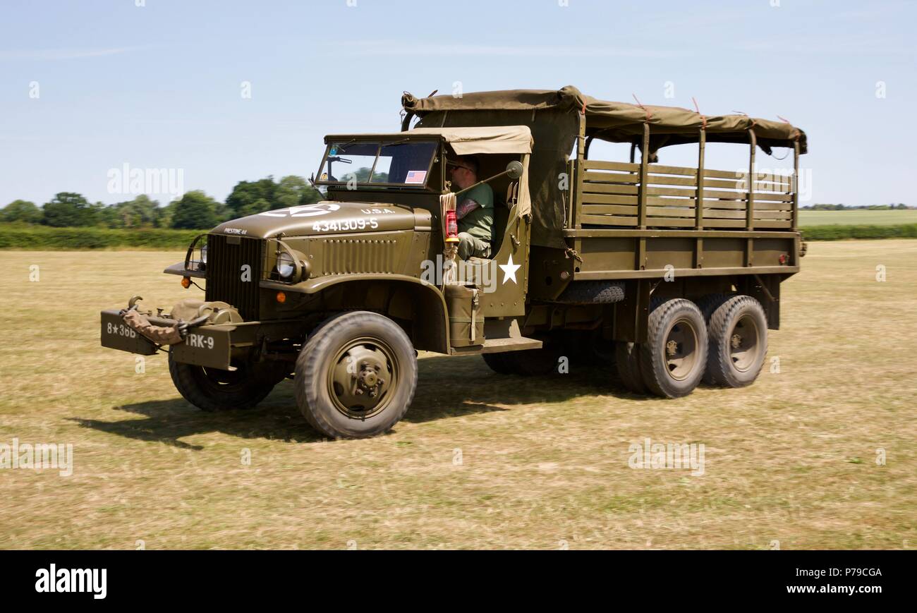 World War 2 U.S Army GMC Prestone-44 cargo truck Stock Photo - Alamy