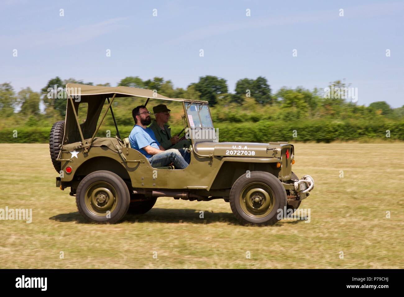 WW2 U.S Army Ford Willys Jeep Stock Photo - Alamy