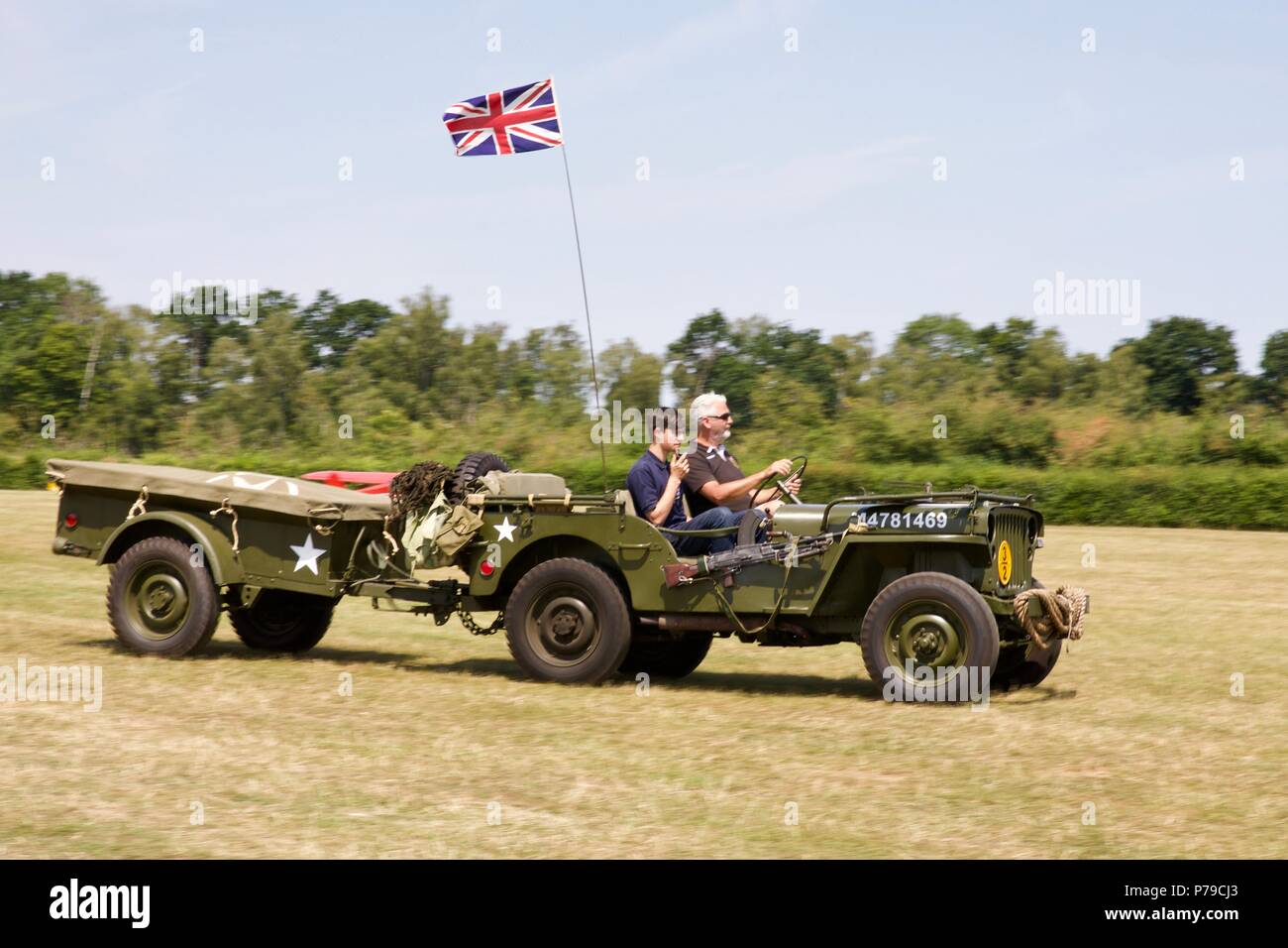 British military trailer hi-res stock photography and images - Alamy