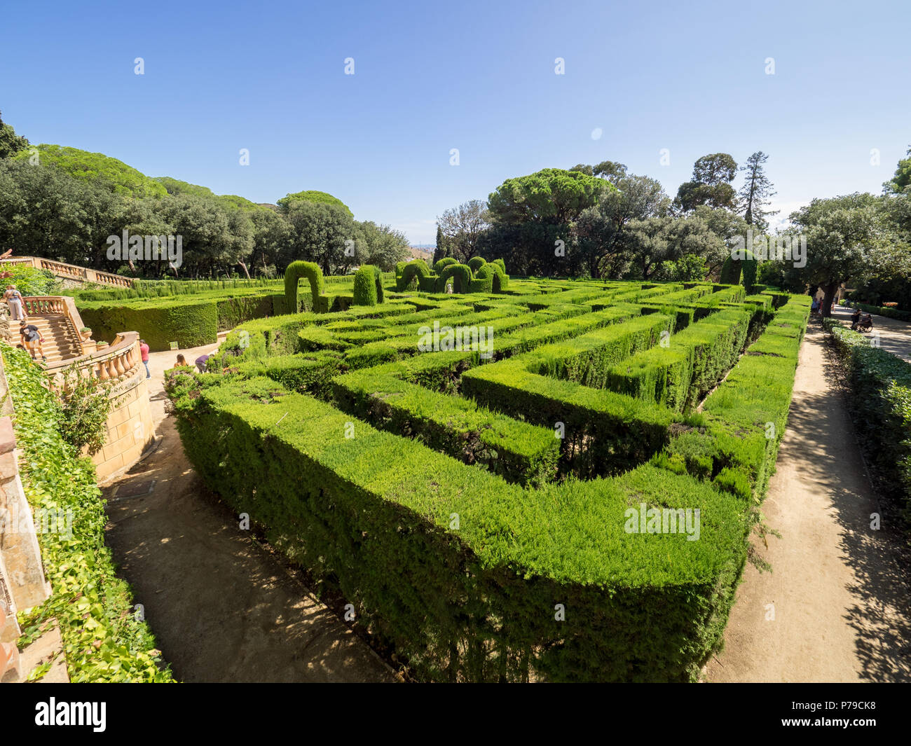 Horta’s labyrinth park barcelona hi-res stock photography and images ...