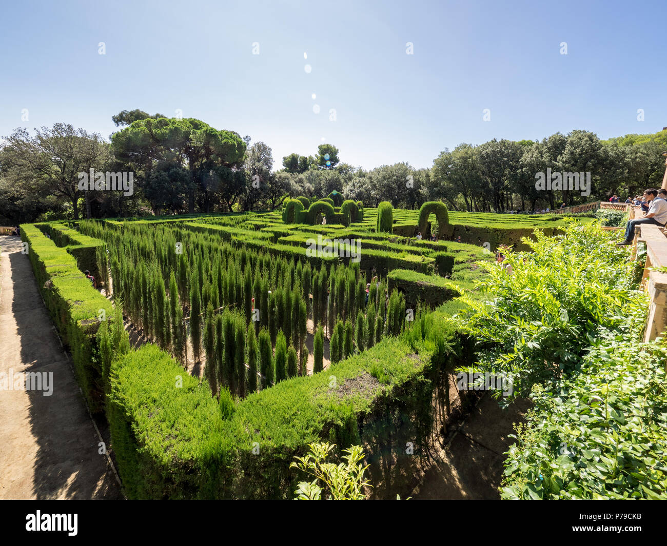 Labyrinth park horta barcelona catalonia hi-res stock photography and ...