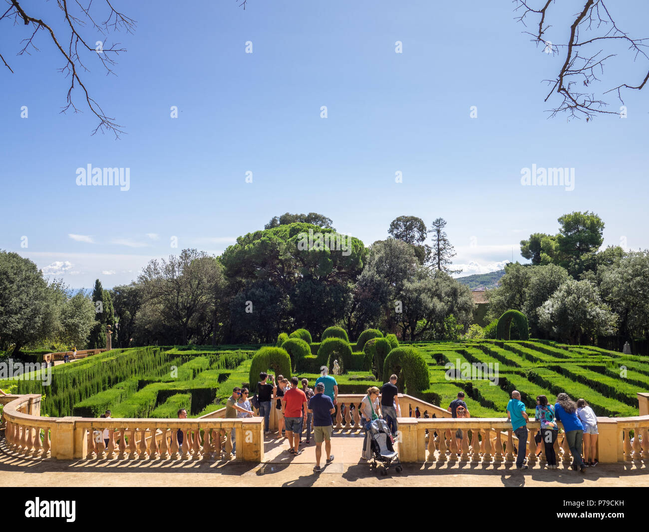 Labyrinth park horta barcelona catalonia hi-res stock photography and ...