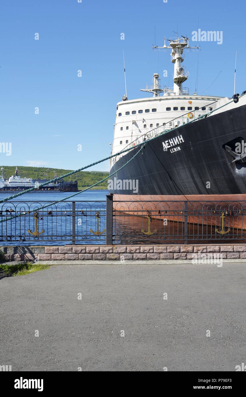 Lenin Nuclear Powered Ship in Murmansk, Russia Stock Photo - Alamy