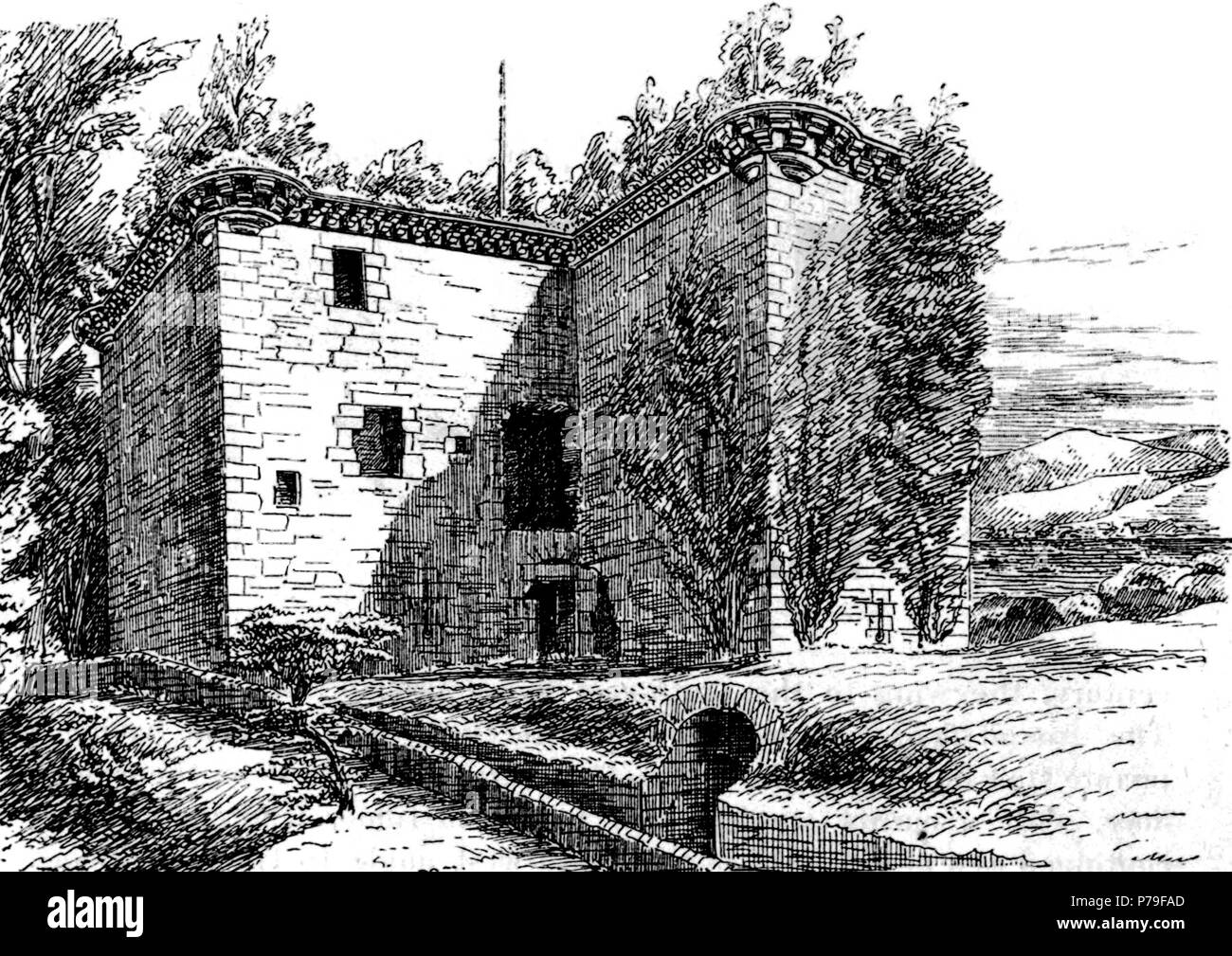 The english castle Black and White Stock Photos & Images - Alamy