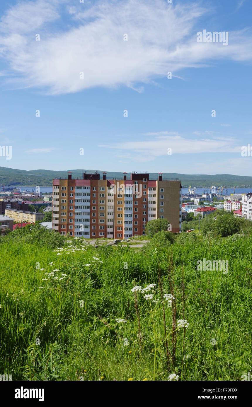 Murmansk City & Port, in Northern Russia Stock Photo - Alamy