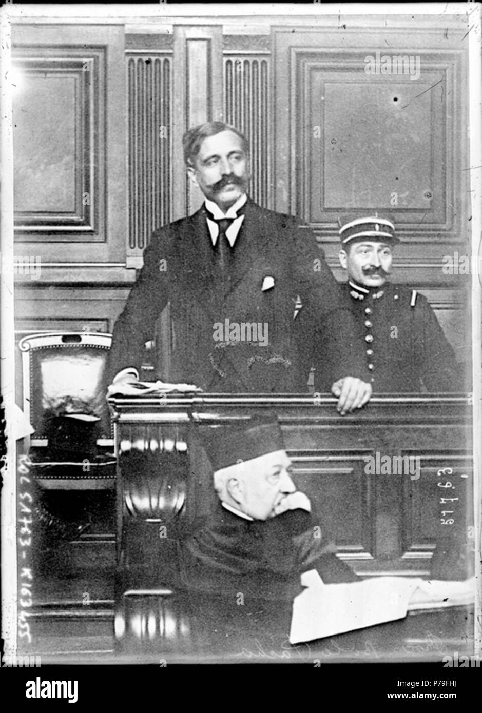 France court trial Black and White Stock Photos & Images - Alamy