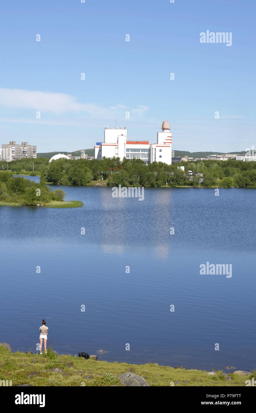Lake Semyonovskoye, Murmansk, Russia Stock Photo - Alamy