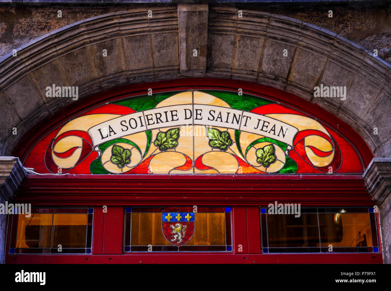 Lyon silk industry hi-res stock photography and images - Alamy