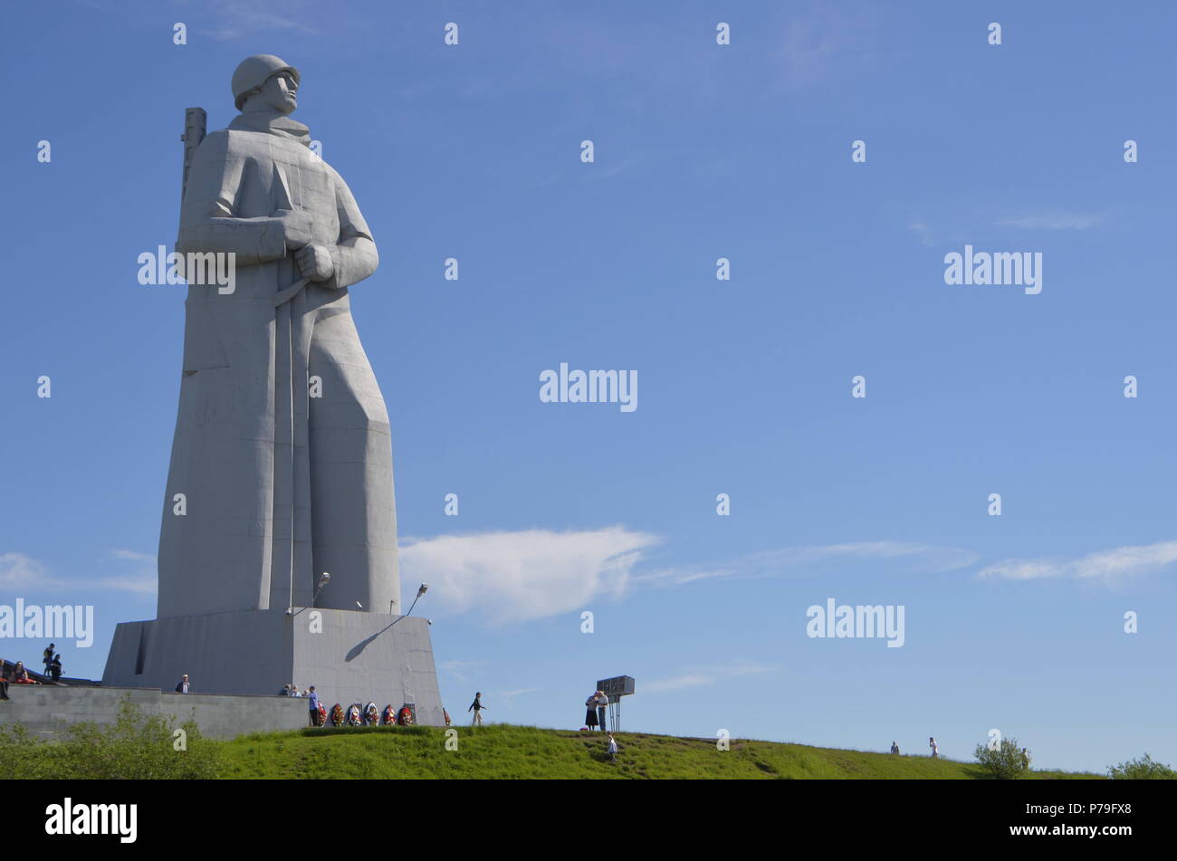 Alyosha Statue in Murmansk, Russia Stock Photo - Alamy