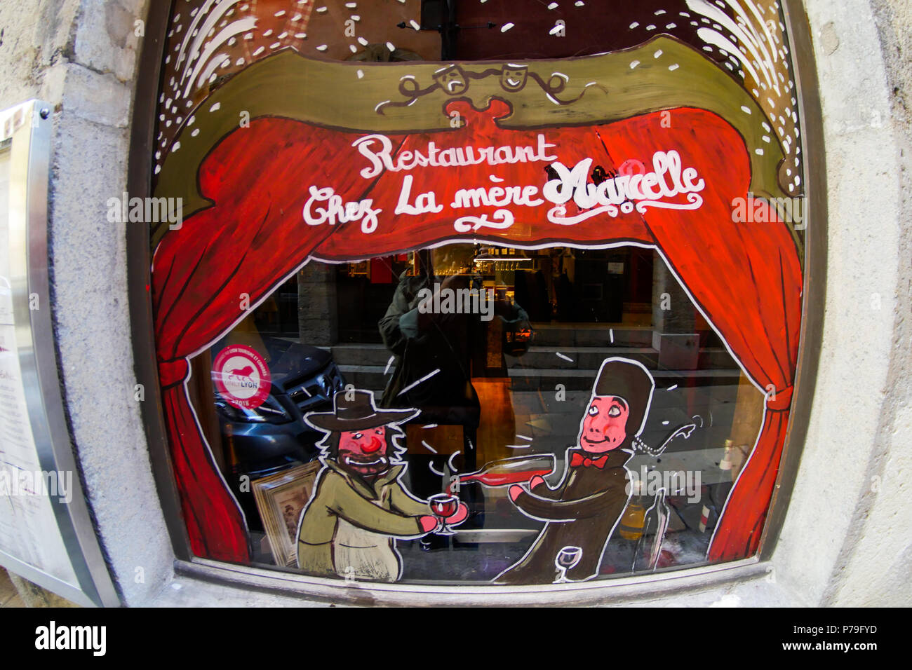 Gnafron and Guignol, Chez la Mere Marcelle traditional resturant, Saint ...