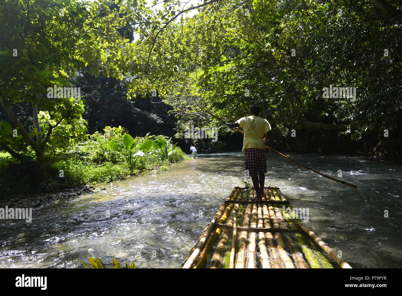 Jamaica river rafting ocho rios hi-res stock photography and images - Alamy
