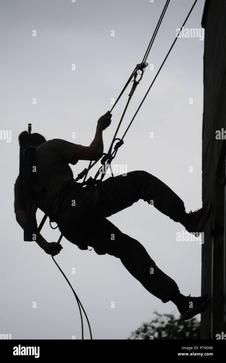 Commando training, Chambaran Camp, France Stock Photo - Alamy