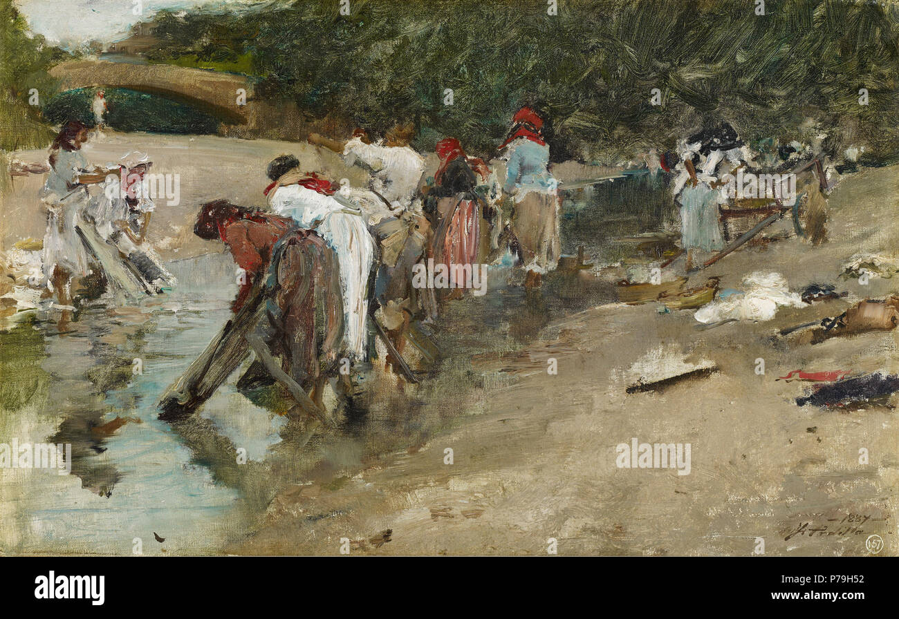 Galician washerwomen hi-res stock photography and images - Alamy