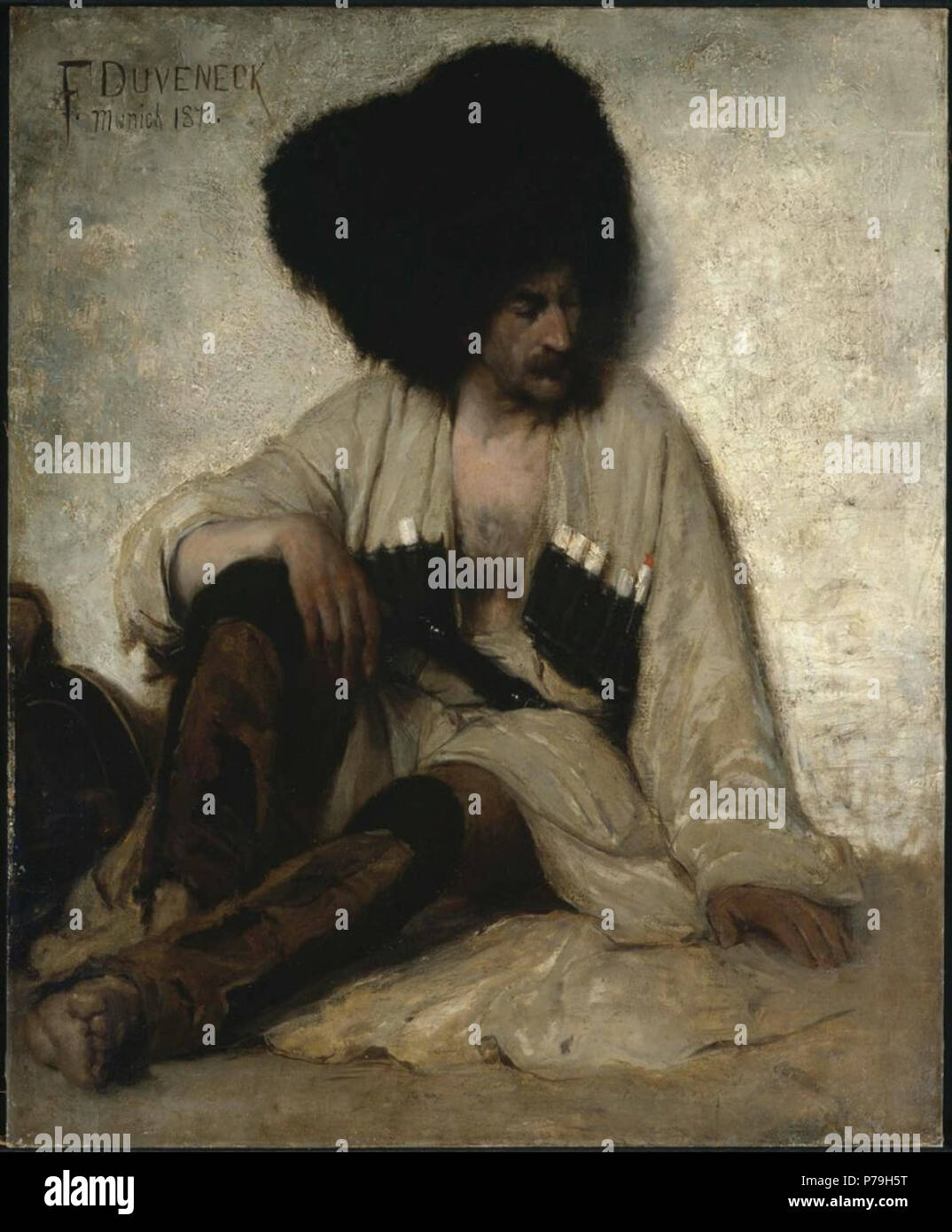 . A Circassian / Caucasian Soldier 1870 21 Frank Duveneck - Caucasian ...