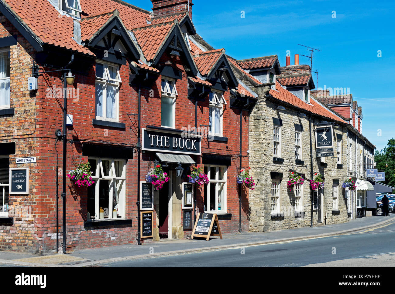 The Buck Inn, Thornton-le-Dale, North Yorkshire, England, England UK ...