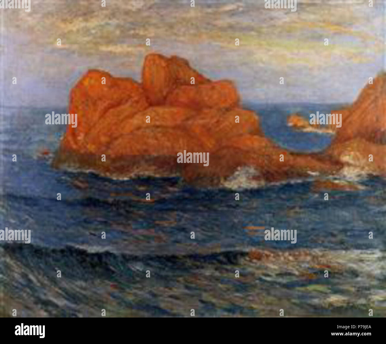 Work by Maxime Maufra . before 1918 55 Maufra - the-red-rocks-at-belle ...