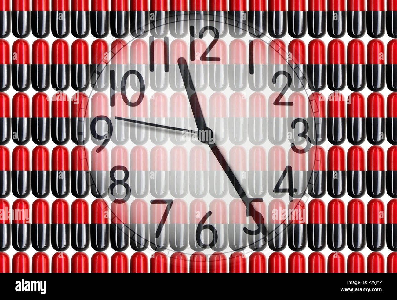 Pill clock hi-res stock photography and images - Alamy
