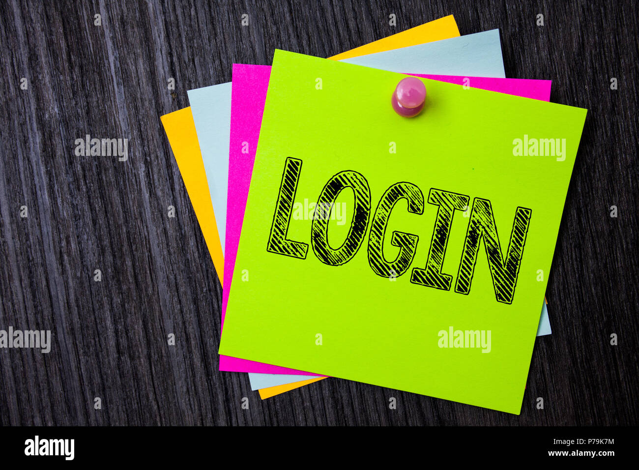 Word writing text Login. Business concept for Act of entering into a ...