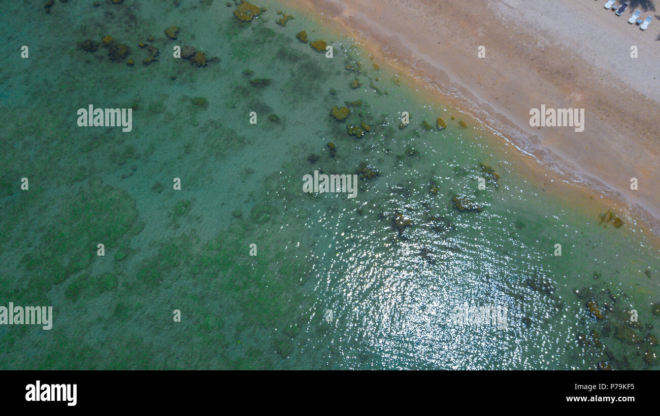 aerial view landscape of water Sea Stock Photo - Alamy
