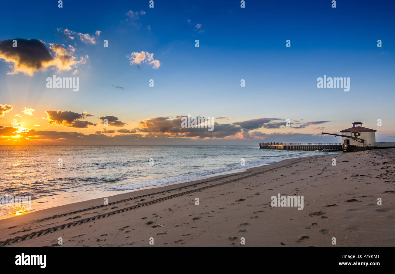 Boynton Beach inlet sunrise Stock Photo - Alamy