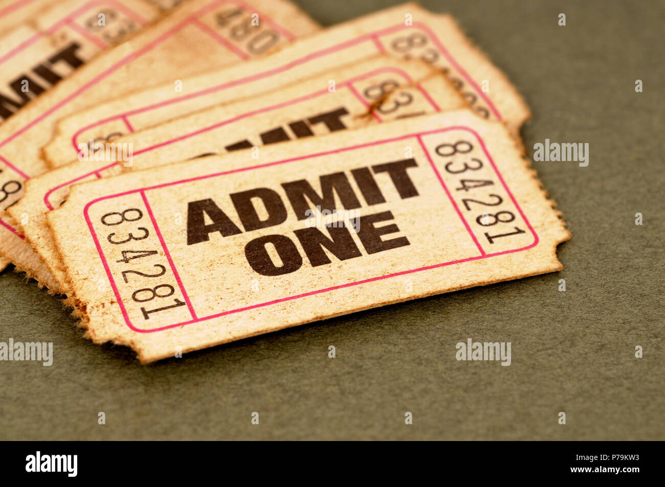 Brown concert ticket hi-res stock photography and images - Alamy