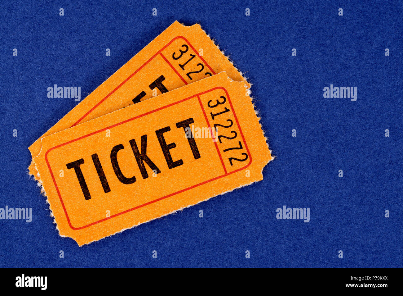 Blue raffle tickets hi-res stock photography and images - Alamy