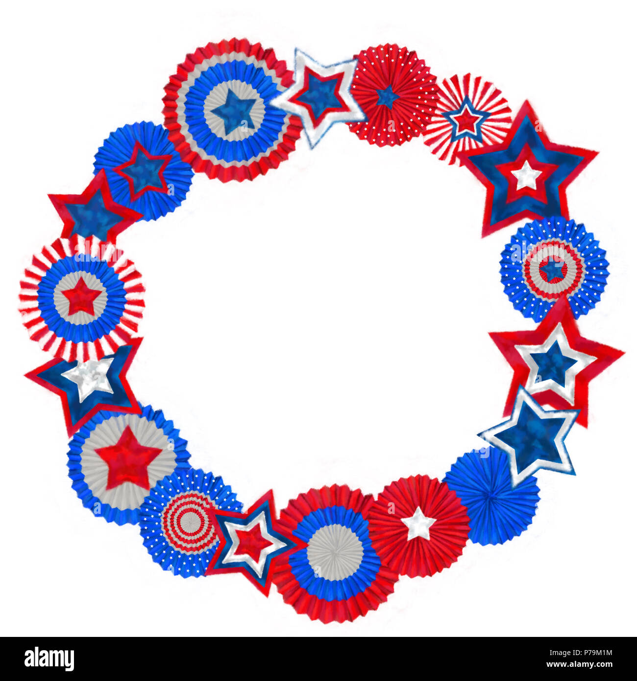 The independence day celebration Cut Out Stock Images & Pictures - Alamy