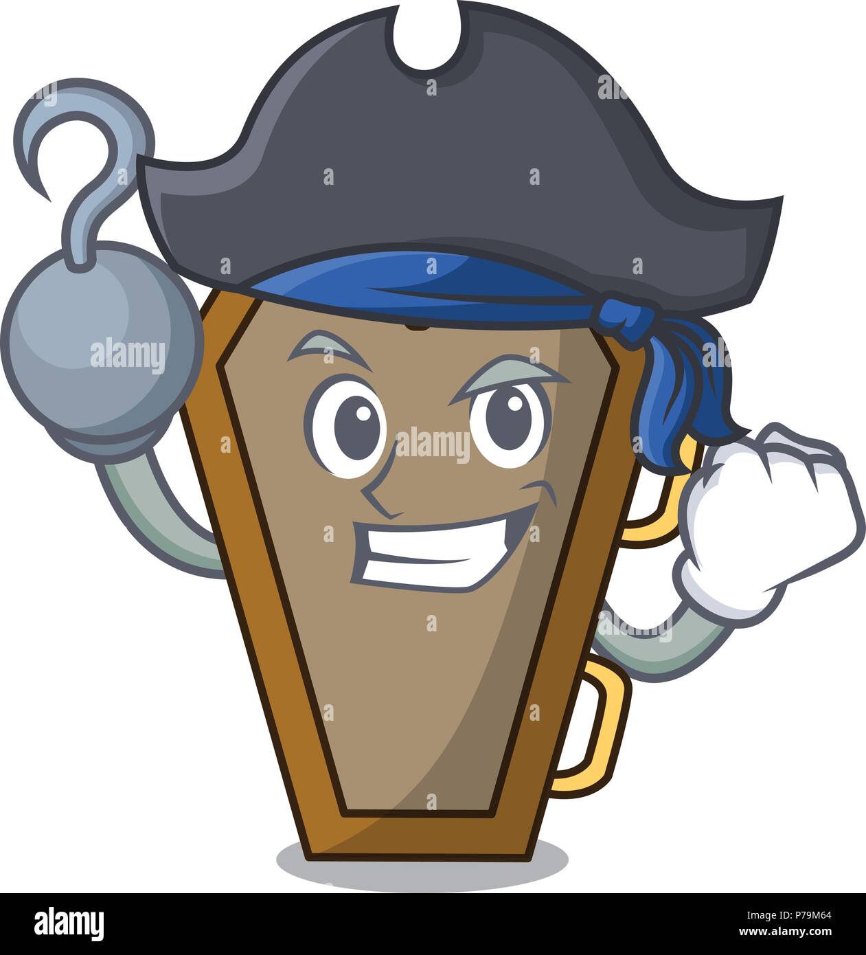 Pirate coffin character cartoon style Stock Vector Image & Art - Alamy