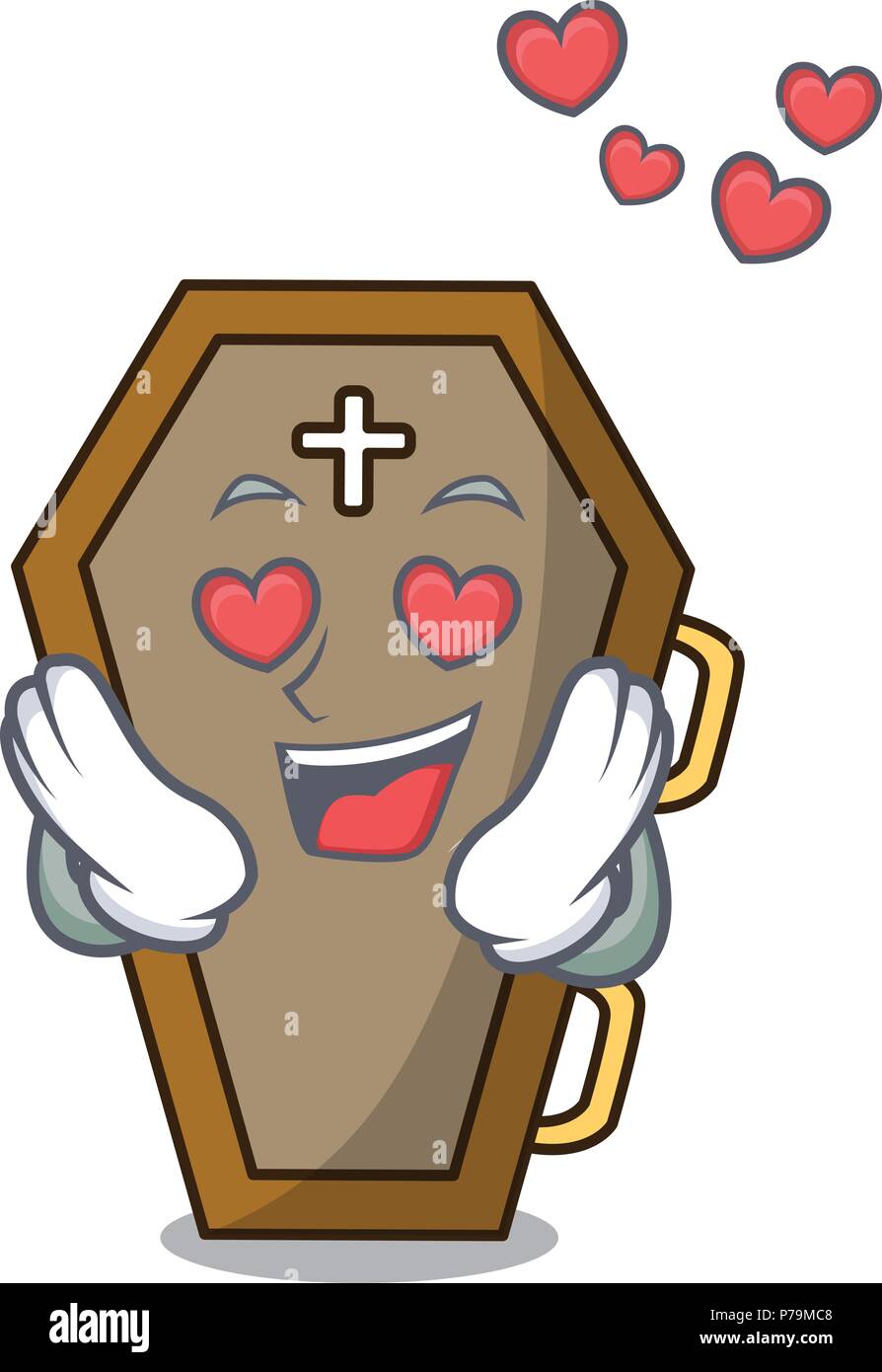 In love coffin mascot cartoon style Stock Vector Image & Art - Alamy