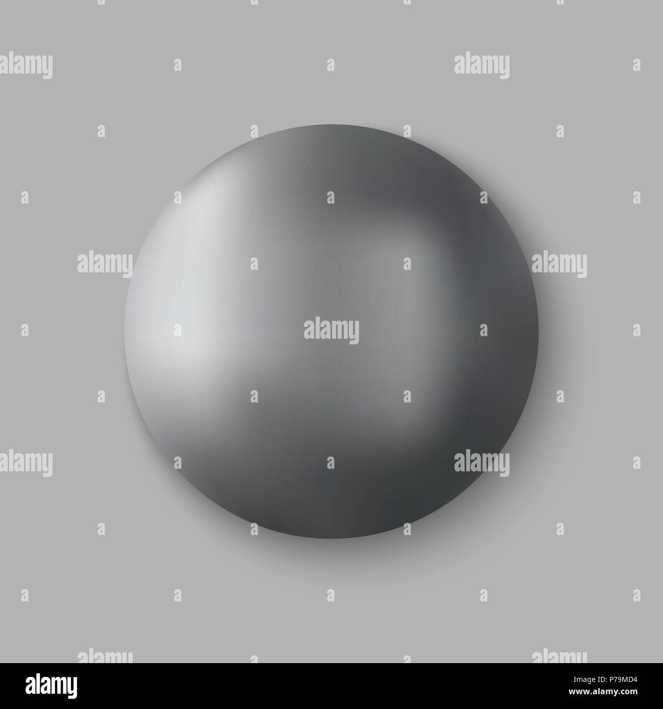Vector chrome ball.Realistic metal sphere Stock Vector Image & Art - Alamy