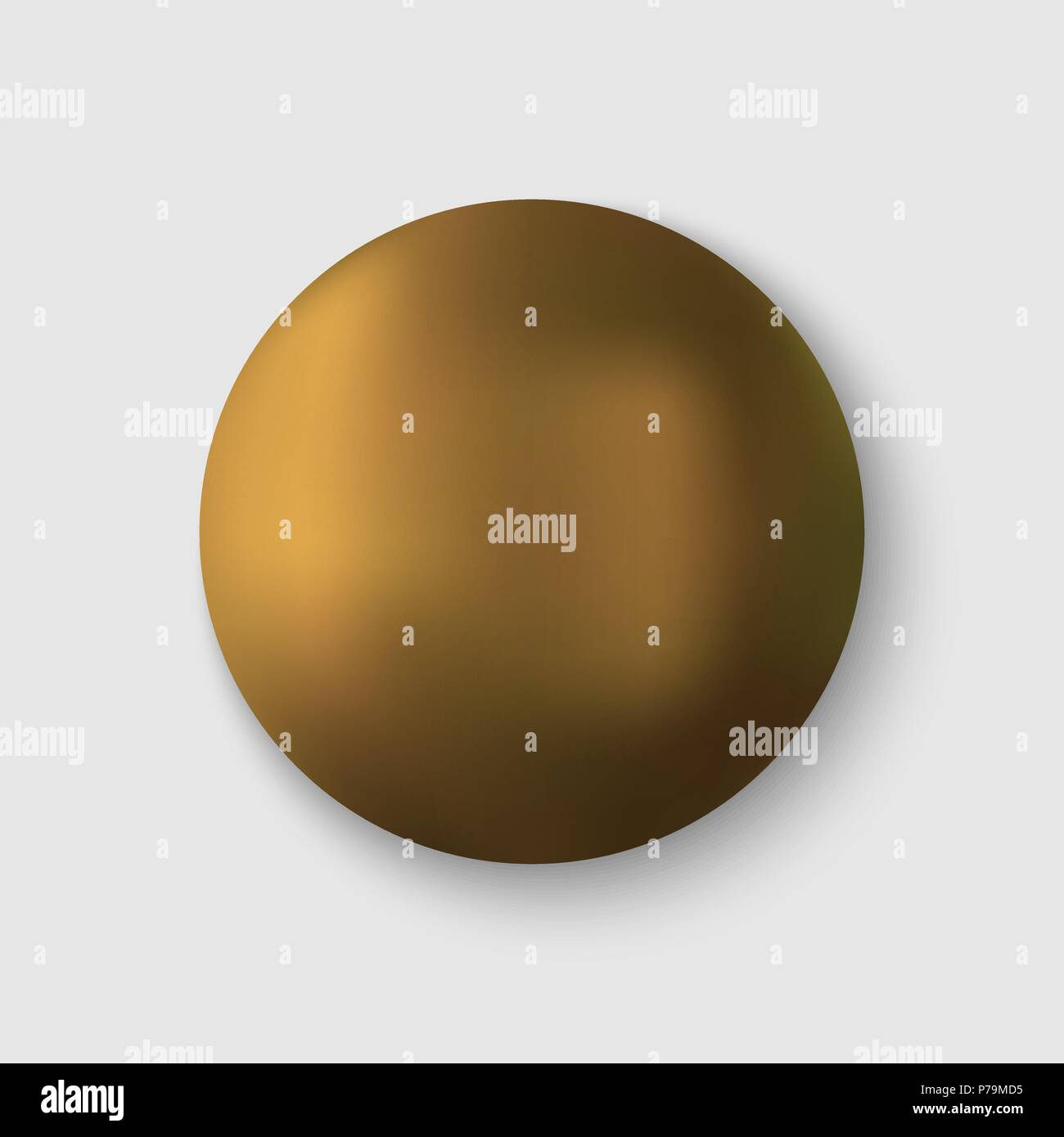 Vector golden ball.Realistic gold sphere Stock Vector Image & Art - Alamy