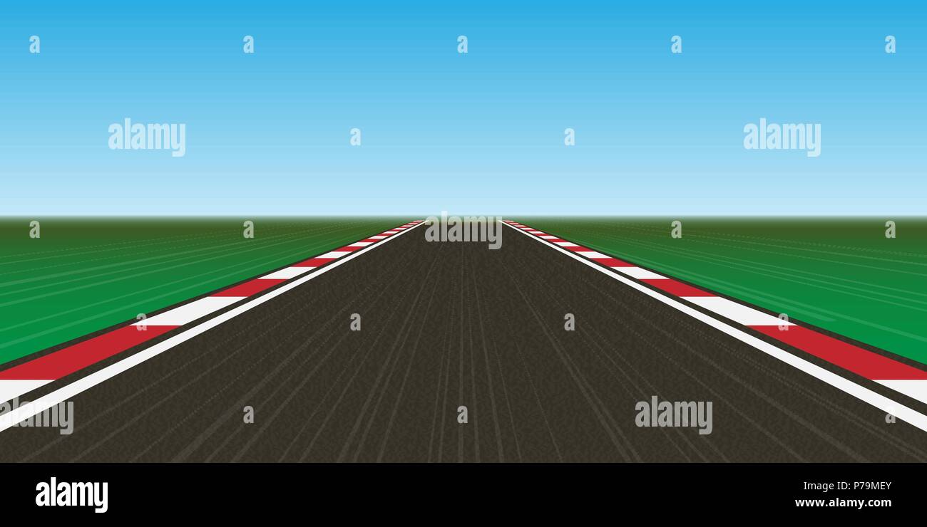 Race track, road highway. Vector illustration Stock Vector Image & Art ...